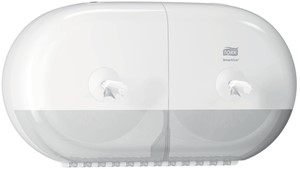Toiletpapierdispenser Tork T9 Elevation SmartOne klein duo wit 682000 ...